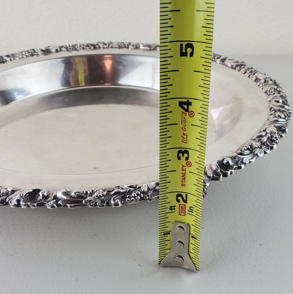 Gorham | Dining | Vintage Gorham Yc 46 Silver Plate Round Grape Motif ...